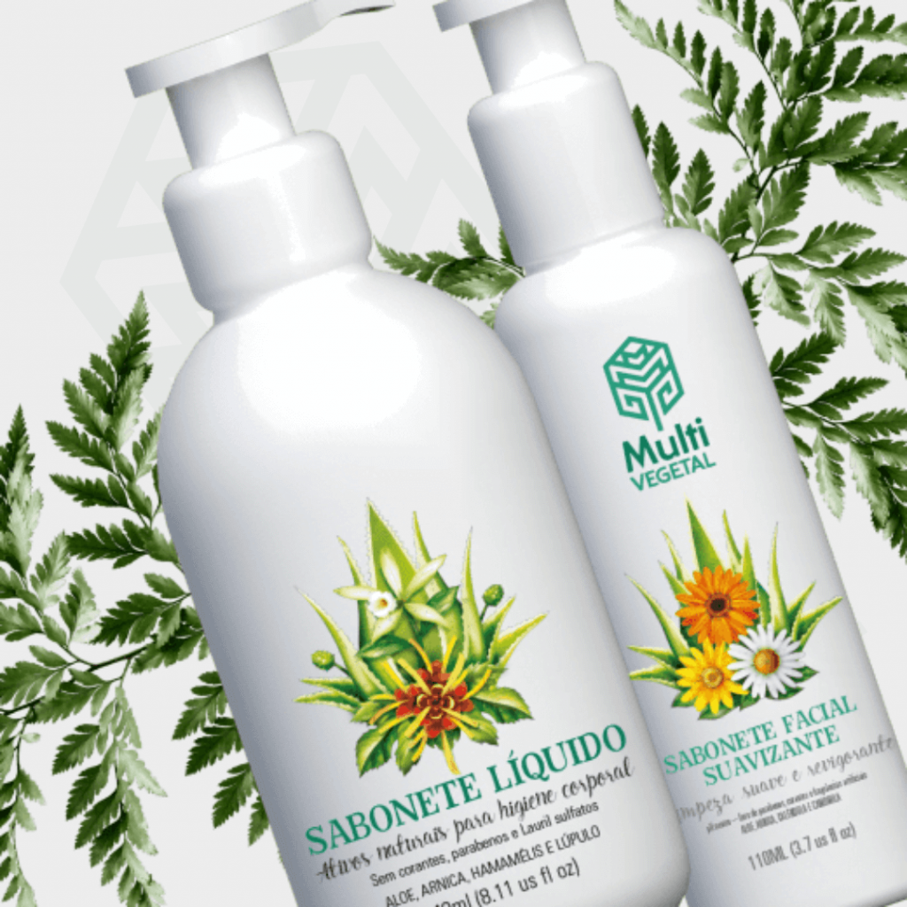Sabonete Facial + Sabonete Corporal 5%OFF - Multi Vegetal